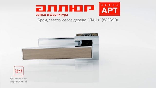 862SSD обзор дверных ручек Аллюр АРТ