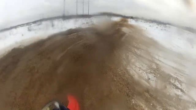 Мотокросс - Дубна 22.12.2013 - 2 заезд