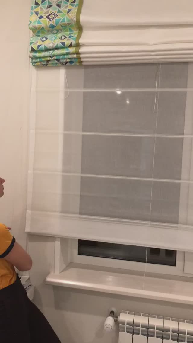 Римские шторы день - ночь в детскую