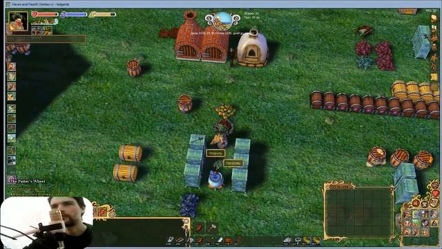 Haven and Hearth ТИПИЧНЫЙ ДЕНЬ НА БАЗЕ