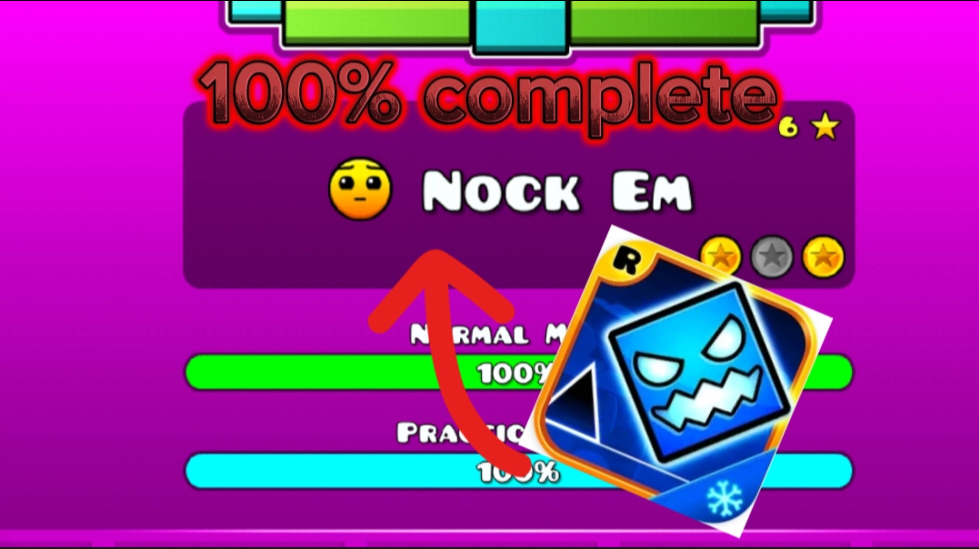 ГЕОМЕТРИ ДАШ - Nock em - 100% complete