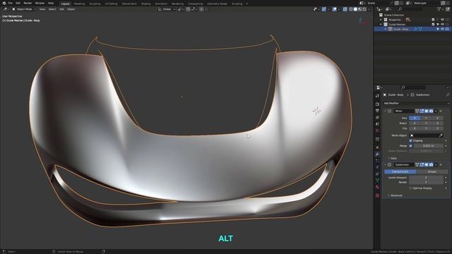 Section 03 - Modeling - Exterior - Guide Meshes
08 - Hood Area