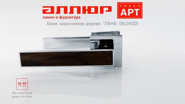 862KOD обзор дверных ручек Аллюр АРТ
