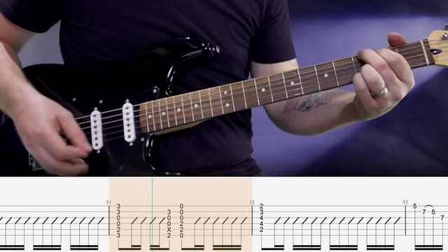 Как играть на гитаре Comfortably Numb - Pink Floyd с табулатурами