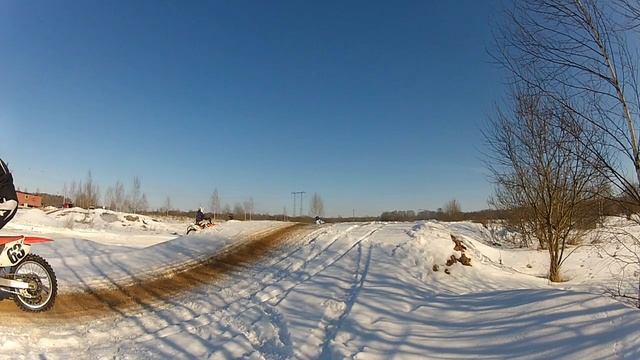 Школа мотокросса #12 - Варианты прохождения трамплина