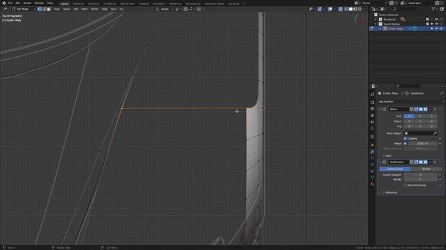 Section 03 - Modeling - Exterior - Guide Meshes
06 - Front of the Front Fender