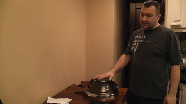 Афганский казан на  "20 литров". Первый запуск.