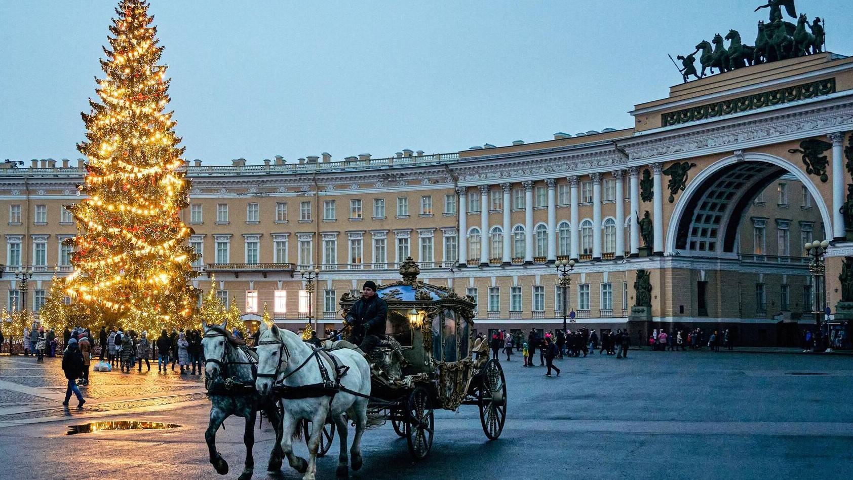 Живая ЕЛКА 2021 на Дворцовой