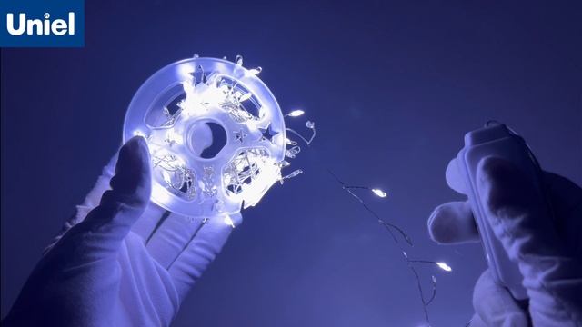 Новогодняя гирлянда на ёлку Uniel ULD-S0500-125/DTA WHITE IP20 DEWDROP UL-00012121