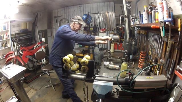 Ремзона #20 - Амортизатор KTM 125 EXS 2005 WP PDS MCC - Замена сальниковой сборки