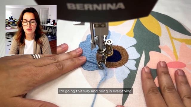 Couching Fibers Along, Part Two Color 3 WeAllSew