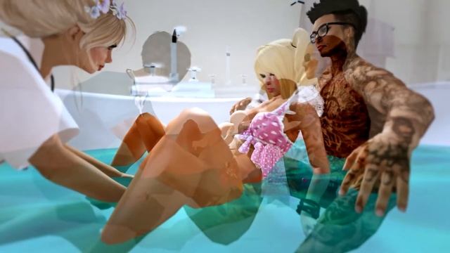 Birth GRAND (k0tep0dnarkote) & ヅЂéḈπRęĎéЉĦый ヅ (baksbanny) .Second Life.