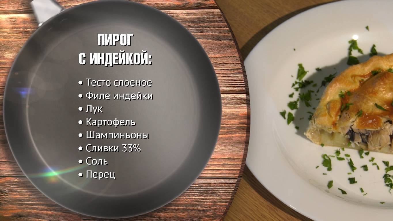 Пирог с индейкой