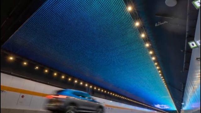 Видео проезда по туннелю Тайху