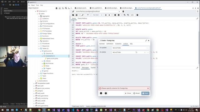 .net помойка / JuniorFactory / 4. Основы postrgres