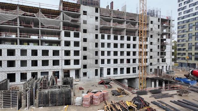 ЖК «Бригантина» — съёмка с воздуха сентябрь 2024