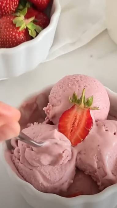 Клубничный пломбир🍓РЕЦЕПТ от Елены Шпак
