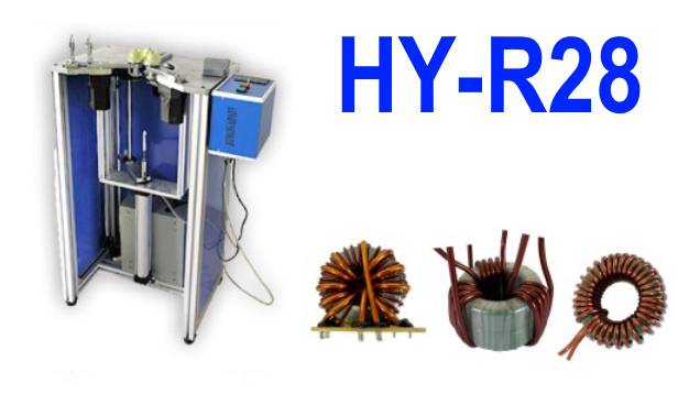 HY-R28 Полуавтоматический станок тороидальной намотки