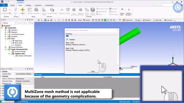 Creep Analysis _ ANSYS Tutorial
