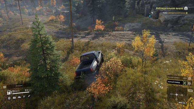 SnowRunner - изучаю первую вышку