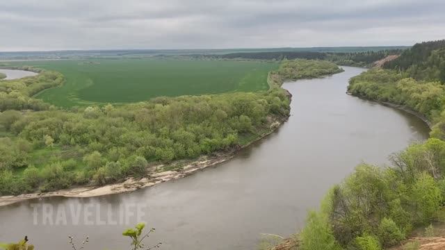 Река Дон вид с горы