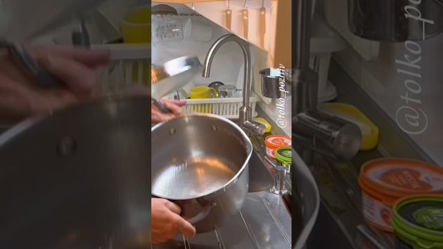 Можно ли помыть посуду одной губкой без фери? Мой ответ - да!