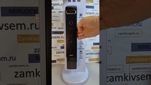 Электронный замок MirLock FD2084 с функцией распознавания лица и приложением Tuya и Smart Life