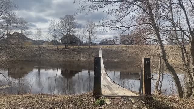 Путешествие по Тверской области село Сельцо-Карельское. Самые длинные деревянные мосты.