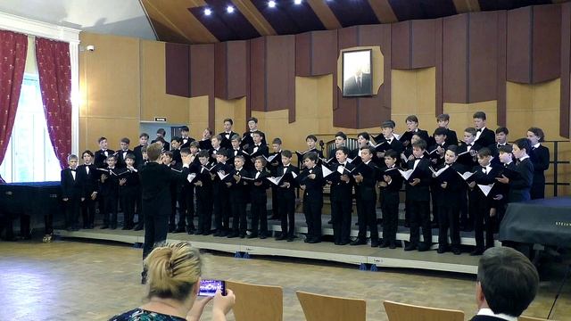АХИ им В.С.Попова, Государственный экзамен по дирижированию, 29.05.2021, хор мальчиков