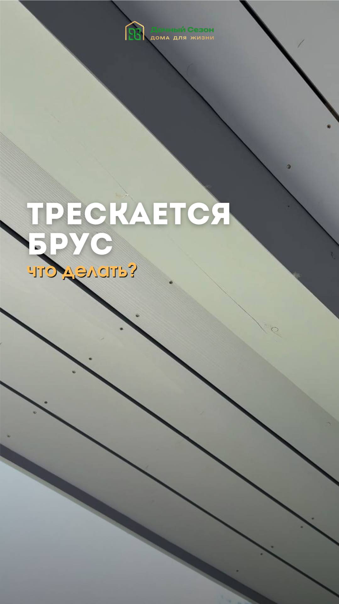 ТРЕЩИНЫ В БРУСЕ: Что делать и стоит ли переживать?