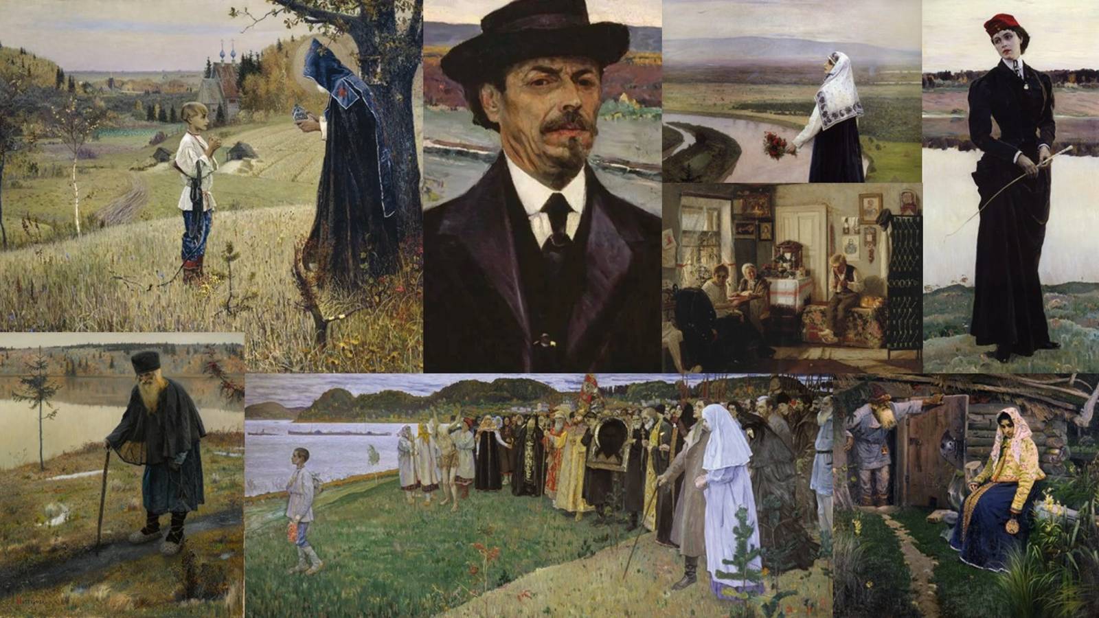 Святая Русь в картинах Сталинского лауреата Нестерова Михаила Васильевича