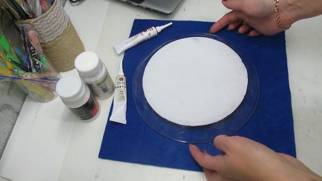 Тарелки на Новый год, Мастер класс!