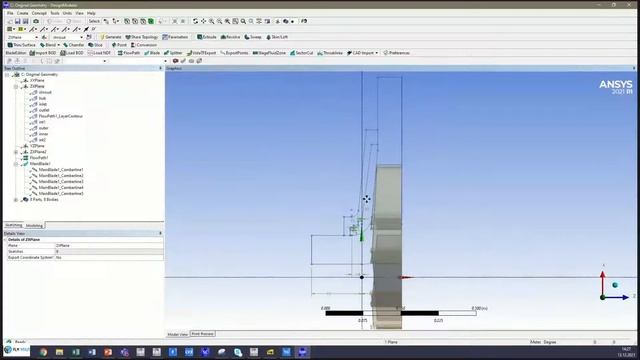 Построение сеточной модели вторичных каналов турбомашин (Secondary Path) в ANSYS TurboGrid
