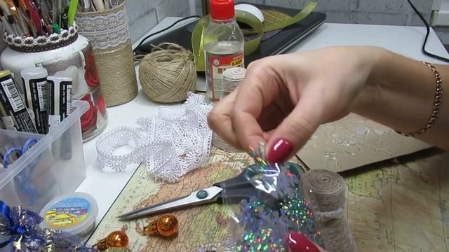 Новогодний венок! Мастер класс!