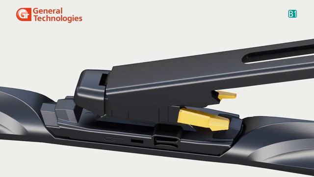 Адаптер B1 - поводок типа - PINCH TAB и TOP LOCK для щетки стеклоочистителя General Technologies