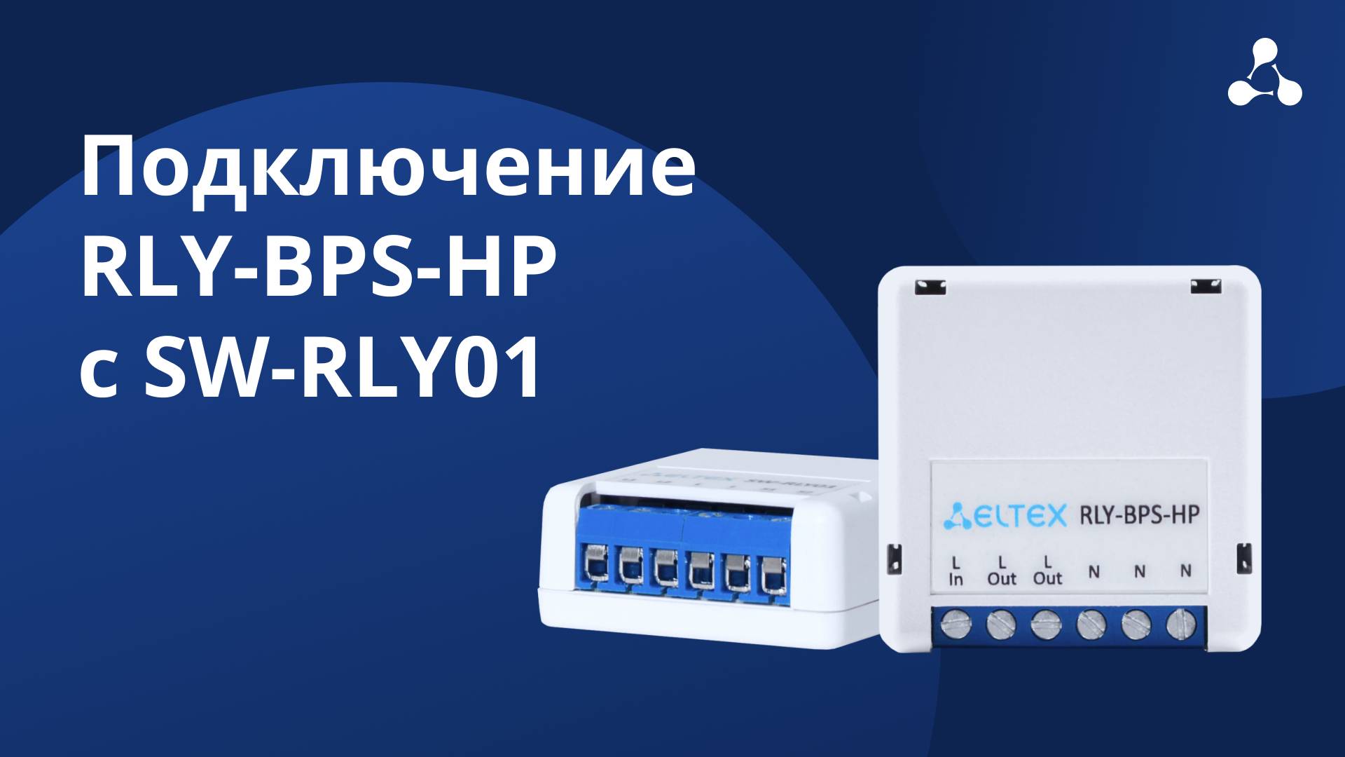 Подключение RLY-BPS-HP c SW-RLY01