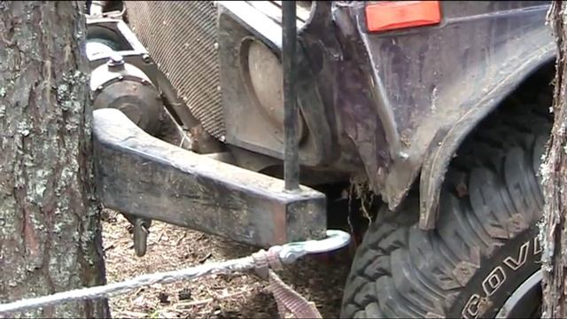 Ладога 2012. Как быстро выправить силовой бампер на Ниве.