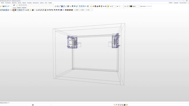 Установка мебельного навеса LIBRA Н11