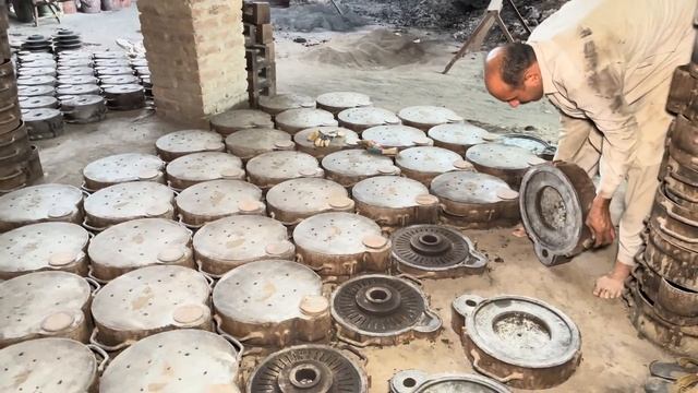 Мы разбили блок двигателя на части и изготовили дисковый тормоз для полуприцепа