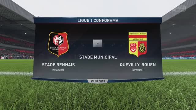 Ренн - Кевийи Руан 3 тур 1 Лига Чемпионата Франции по футболу 22/23 FIFA 18 PS5