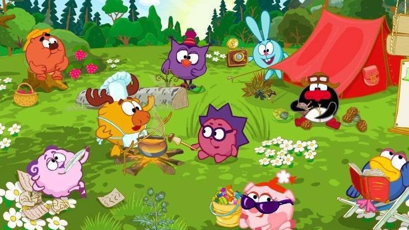 Смешарики. Смешарики идут в поход. ПОЛНАЯ ВЕРСИЯ (2008, PC, Прохождение)