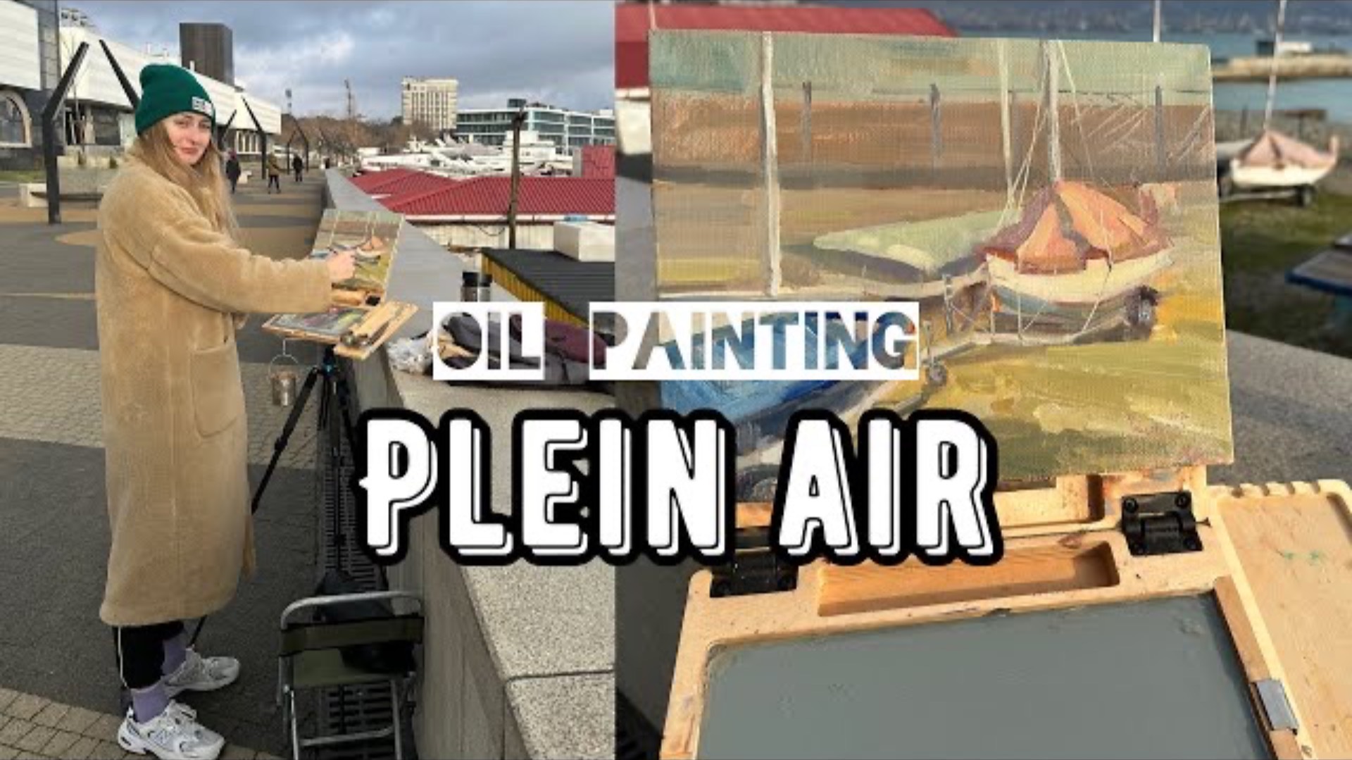 asmr plein air/ пленэр маслом