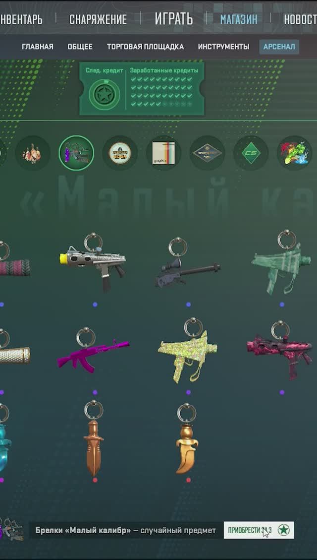 Открытие брелоков "Малый калибр" | The armory | CS2 Operation