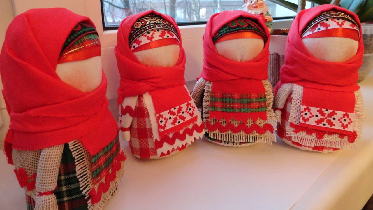 Славянская народная кукла . Мои работы.