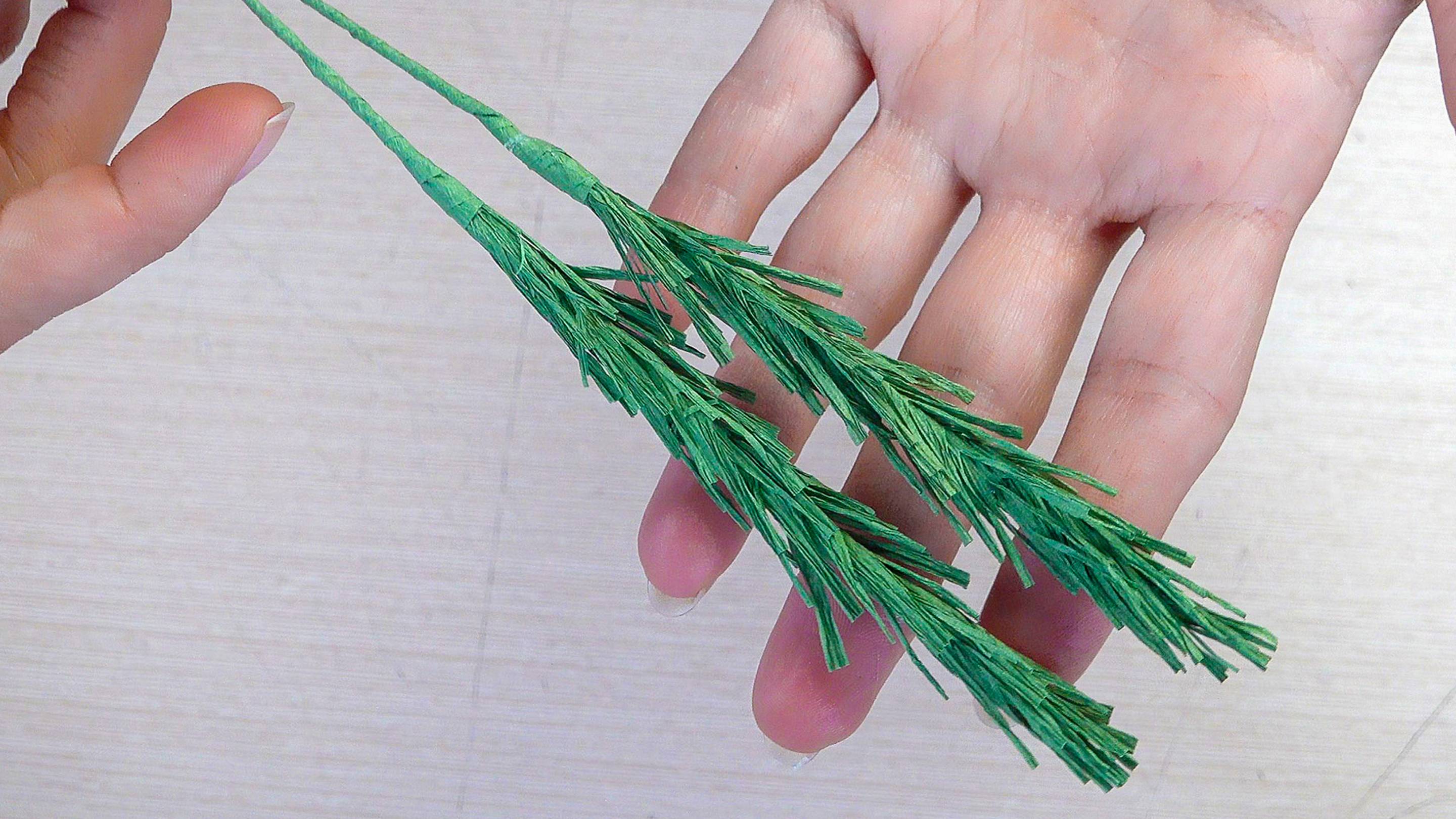 DIY ☆ Колоски из гофрированной бумаги ☆ Бумажный декор ☆ Анна Тюмерова