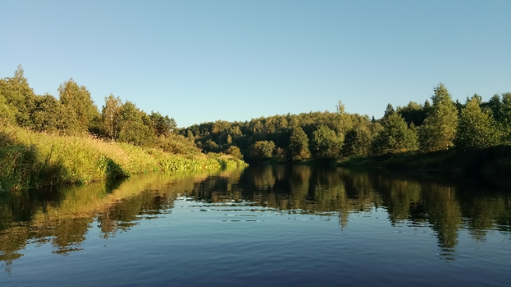 Сплав по янтарной реке. День 2