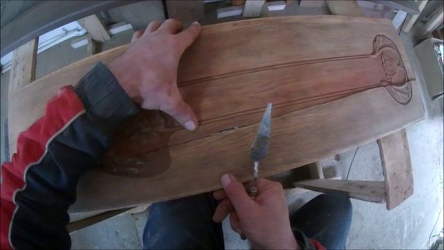 Реставрация книжного шкафа 1919 г. мастеров Пруссии в стиле Ар-Деко из массива дуба.  Часть 1