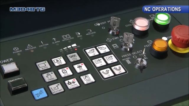 Смена инструмента, программирование на координатно-пробивных прессах MURATEC MOTORUM 3048TG и 3058TG