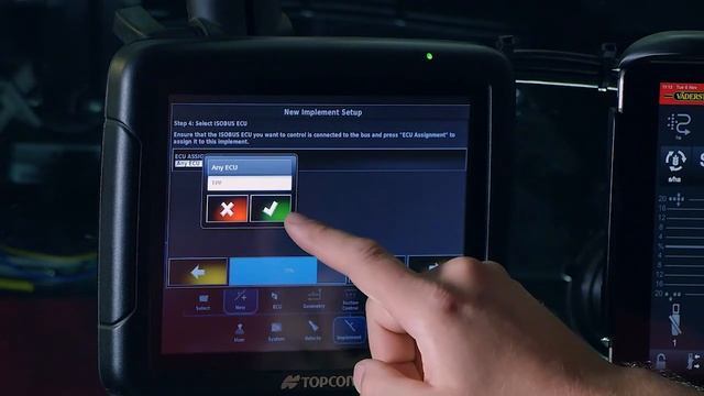 Tempo. ISOBUS Task Control - TopCon X25 X30. Инструкция быстрого запуска.