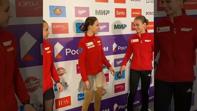 Анна Щербакова, Камила Валиева - на счет три прыгаем (2020 год)